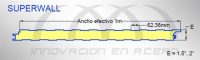 Panel Aislado para Muro Superwall de Metecno - Innovacero